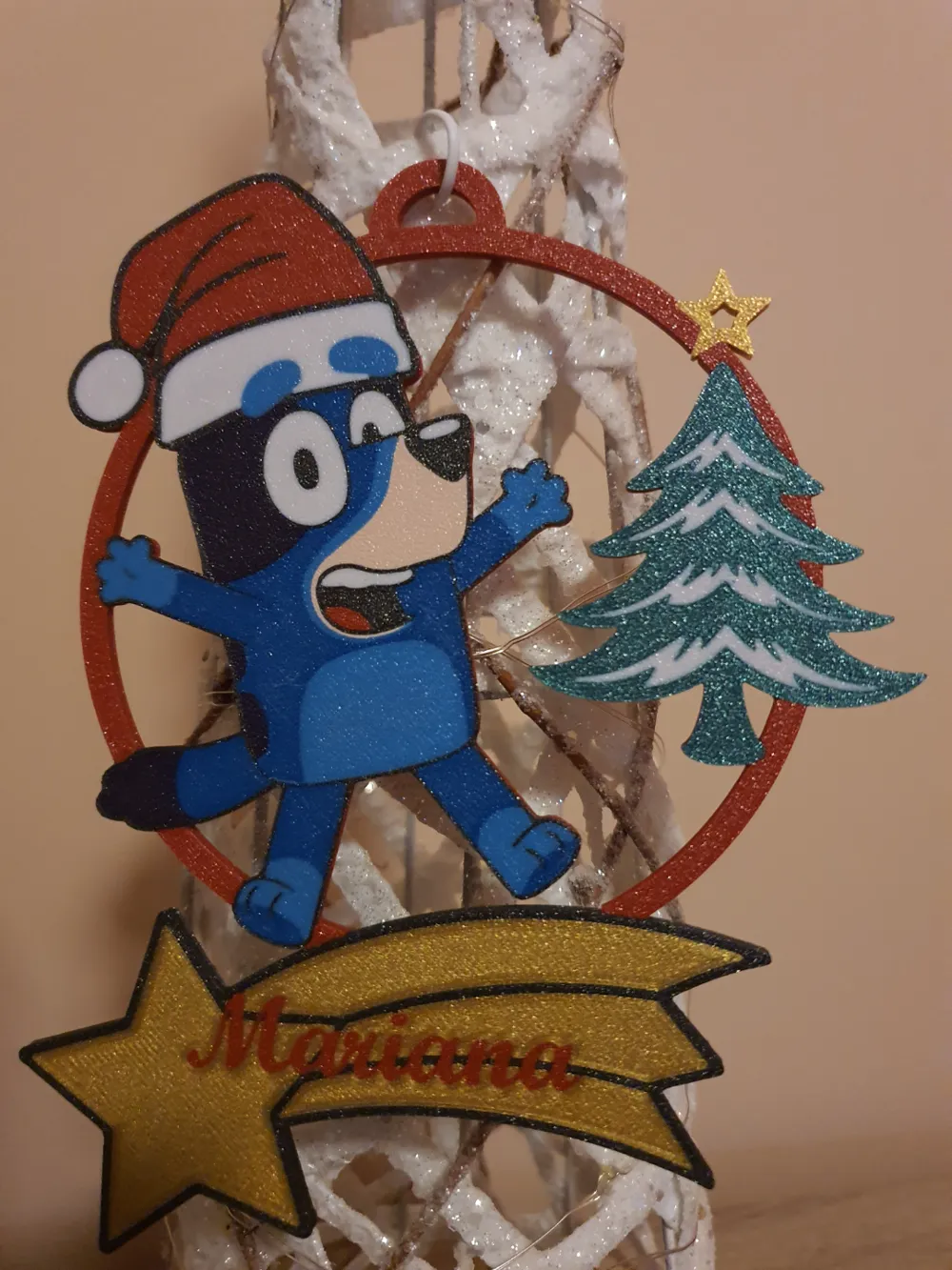 Bluey christmas tree decoration ornament by zz3d - MakerWorld