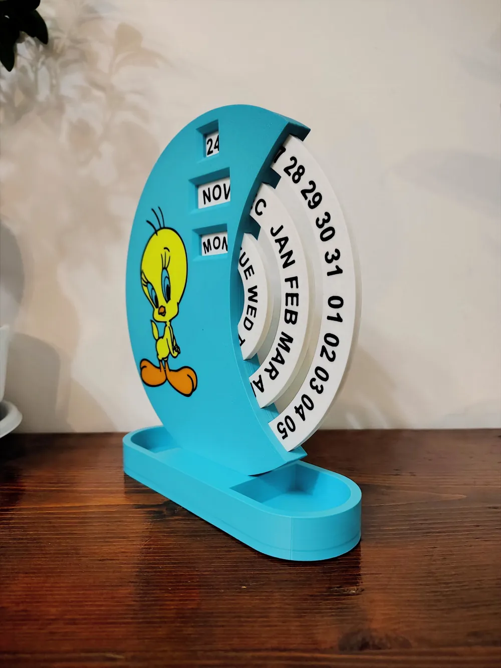 Tweety perpetual calendar by Mauro MakerWorld: Download Free 3D Models