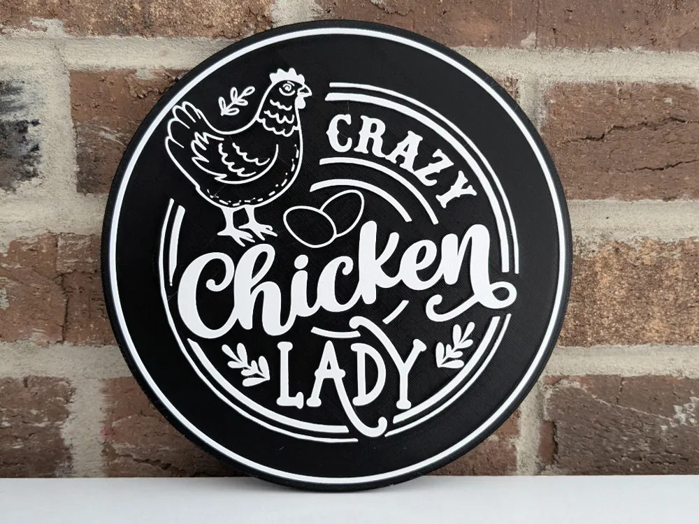 Crazy Chicken Lady by GoatMa$ter MakerWorld: Download Free 3D Models