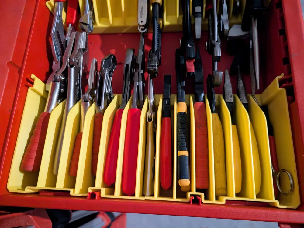 Milwaukee Packout 3 Drawer Pliers & Tool Organizer - Free 3D Print ...