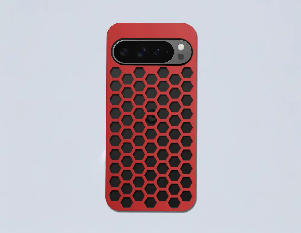 Google Pixel 9 Pro XL Cover – Hexagonal Design - Free 3D Print Model ...