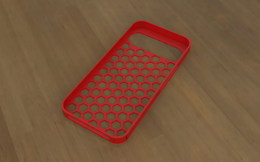 Google Pixel 9 Pro XL Cover – Hexagonal Design - Free 3D Print Model ...