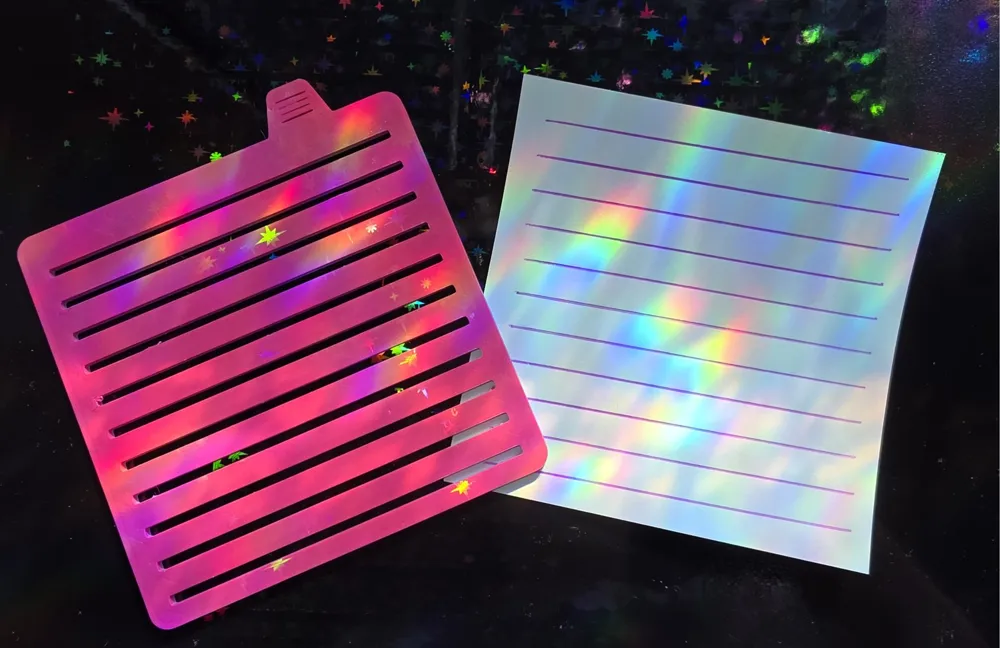 9x9 Notepad Box with Template Storage - Free 3D Print Model - MakerWorld