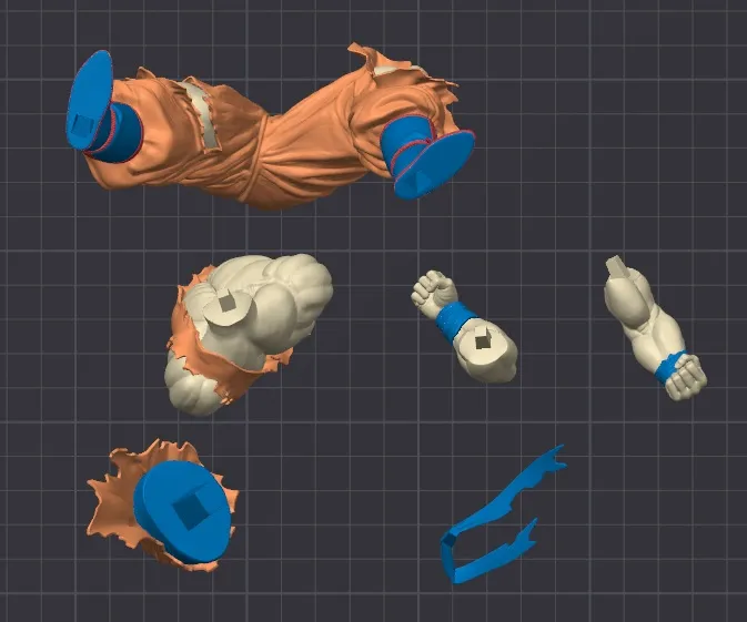 Goku & Shenron - Goku's Body Remixed by Cajunator MakerWorld: Download ...