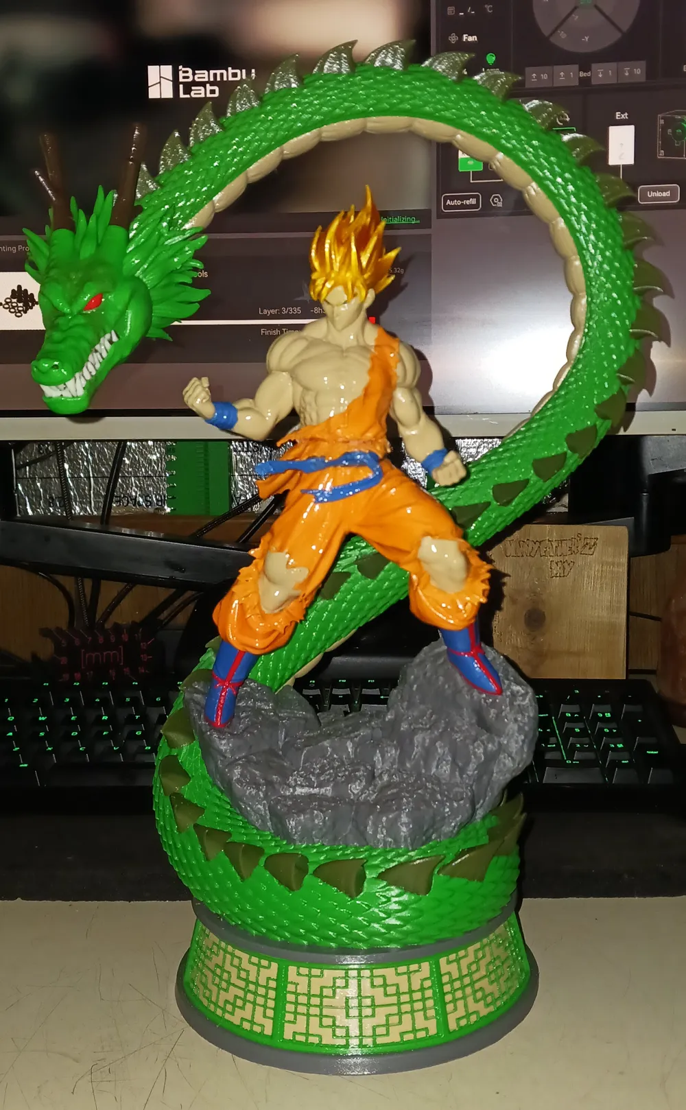 Goku & Shenron - Goku's Body Remixed by Cajunator MakerWorld: Download ...