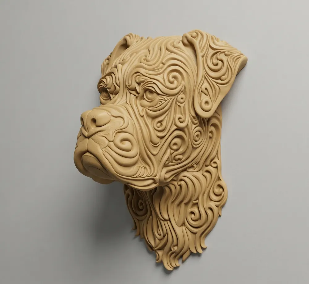Boxer - Wall Art - Free 3D Print Model - MakerWorld