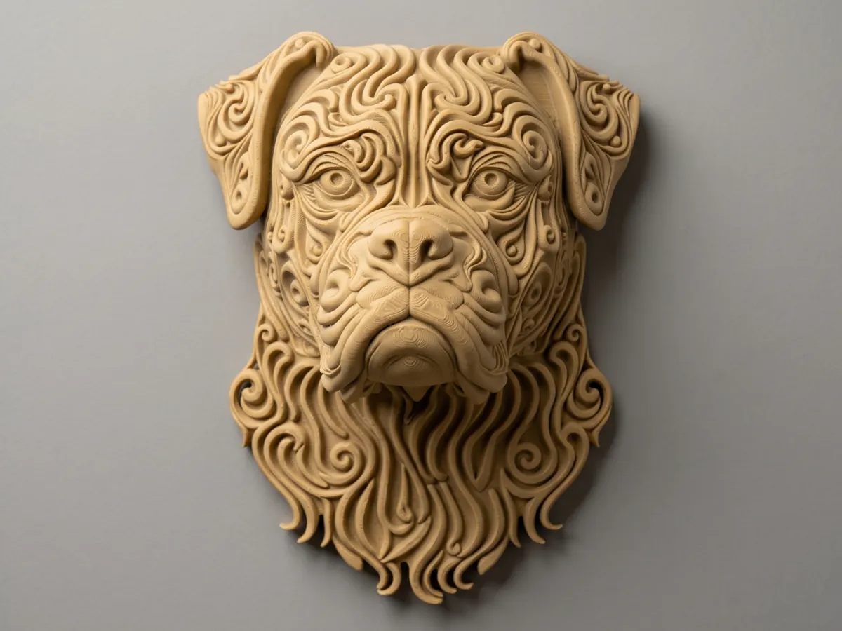 Boxer - Wall Art - Free 3D Print Model - MakerWorld