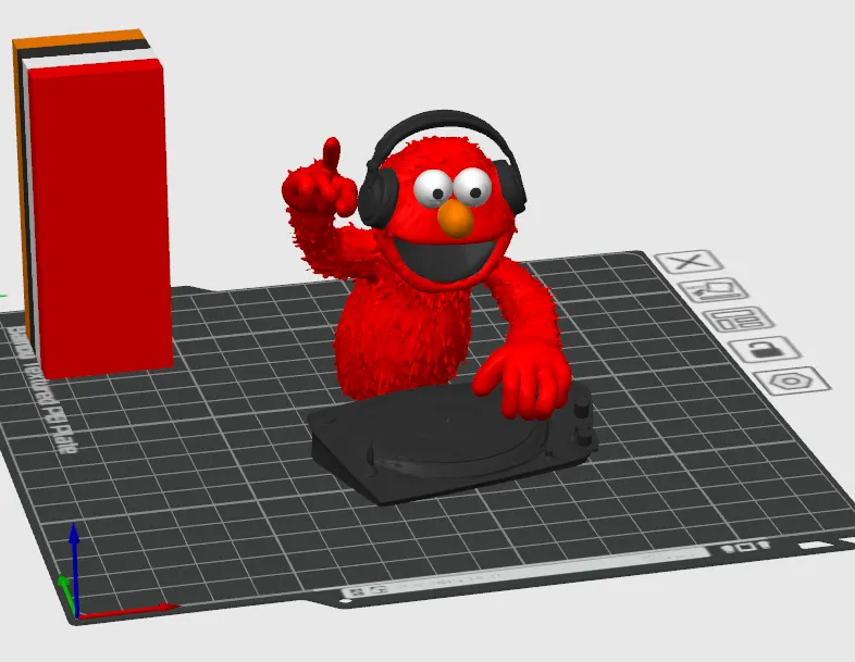 DJ Elmo Sesame Street by RCZ MakerWorld: Download Free 3D Models