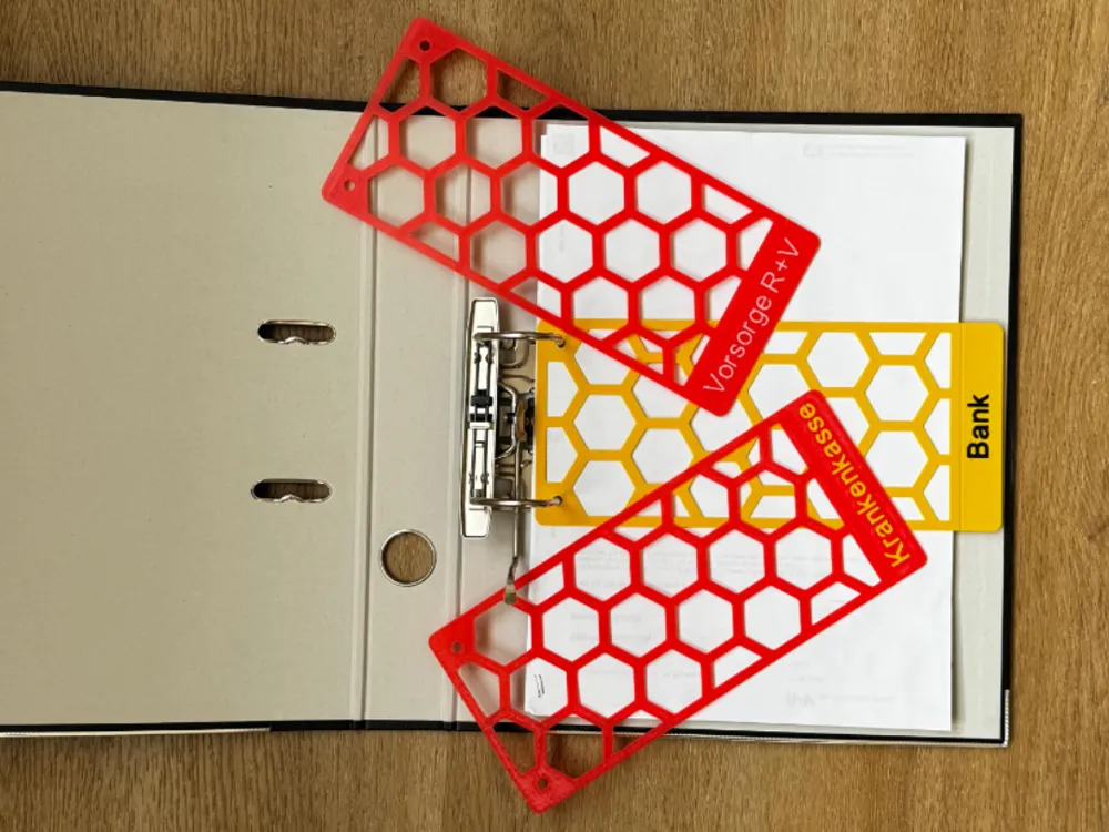 A4 folder index dividers by DreiDForm MakerWorld: Download Free 3D Models