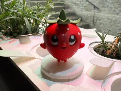 strawberry 3d print model download - MakerWorld