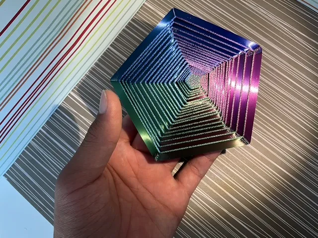 pentagon fidget toy by cool winky face😎😉 MakerWorld: Download Free 3D ...