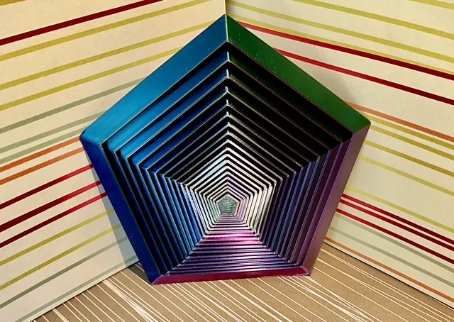 pentagon fidget toy by cool winky face😎😉 MakerWorld: Download Free 3D ...