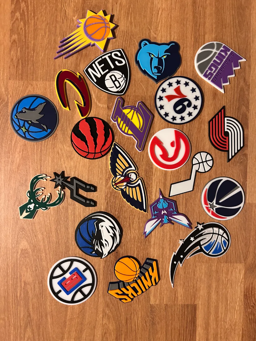 NBA Logo Pack by K3DPrint MakerWorld: Download Free 3D Models