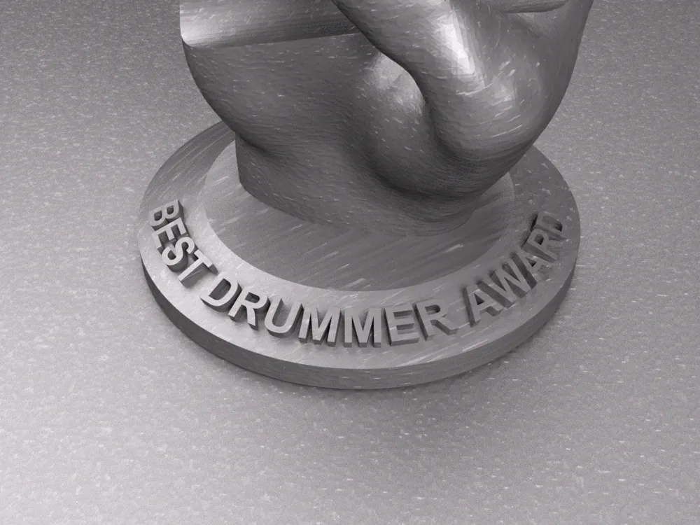 Customizable Best Drummer's Award by misenique - MakerWorld