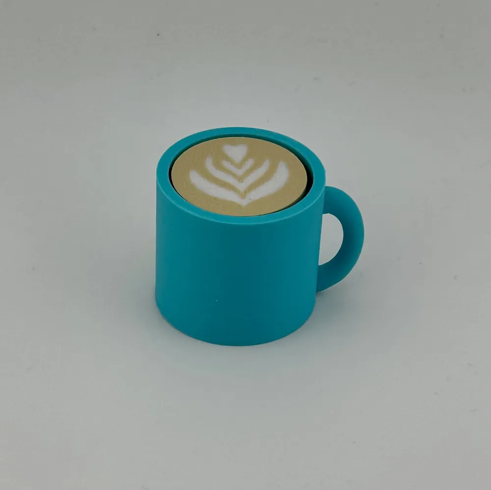 coffee and hot chocolate mug clicky fidget toy by Smileymakes3D ...