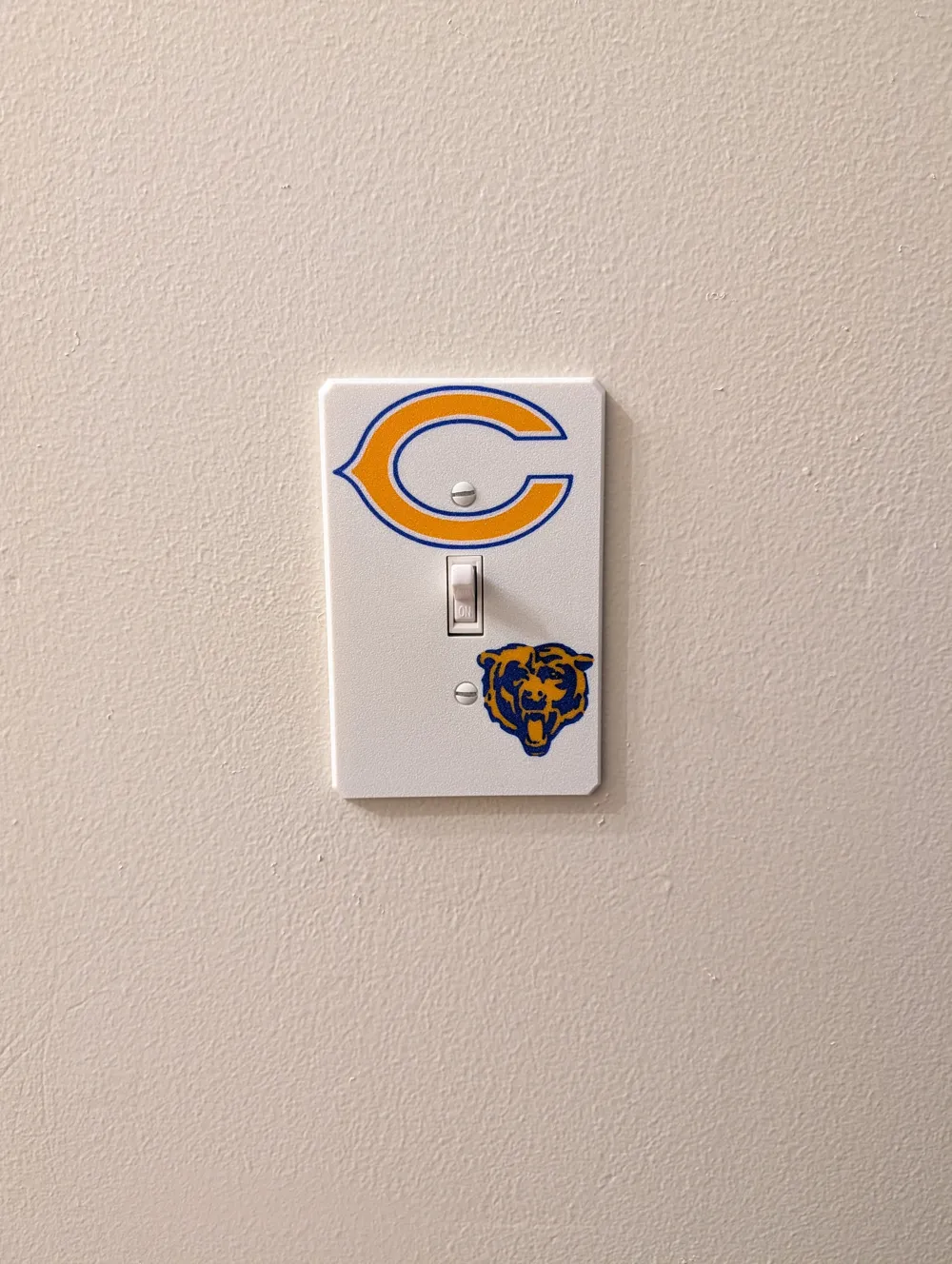 Chicago Bears Themed Light Switch Covers - Free 3D Print Model - MakerWorld
