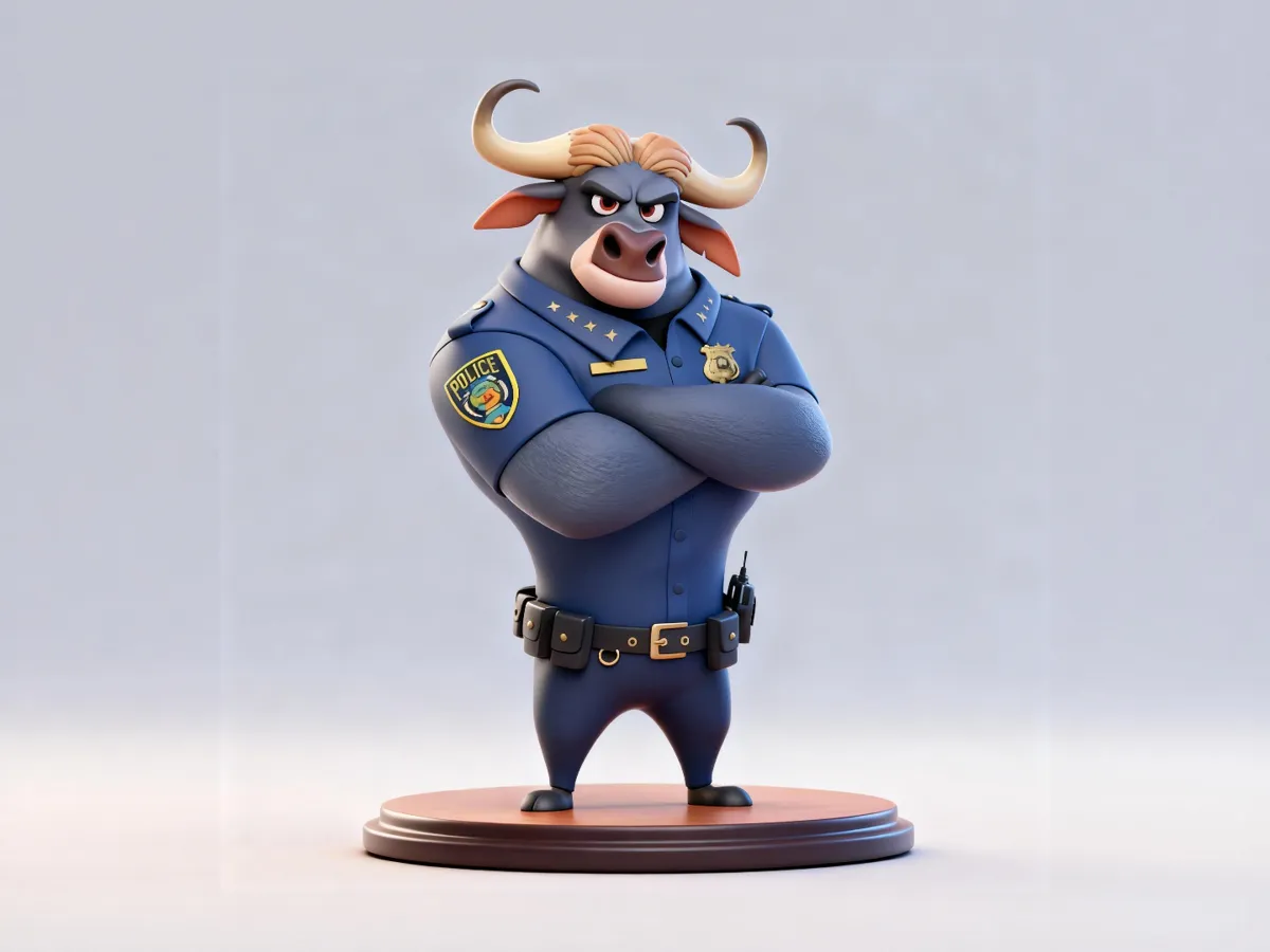 Chief Bogo - Zootopia 2 Merchandise - Disney Animated Film Figure ...