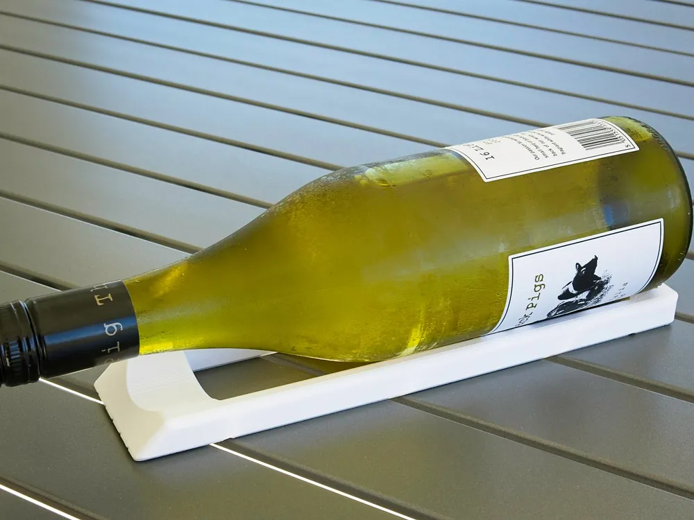Refrigerator wine bottle rest (V2) by Every Day CountsMakerWorld ...