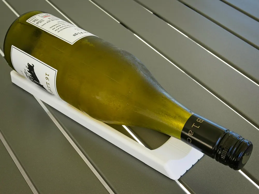 Refrigerator wine bottle rest (V2) by Every Day CountsMakerWorld ...