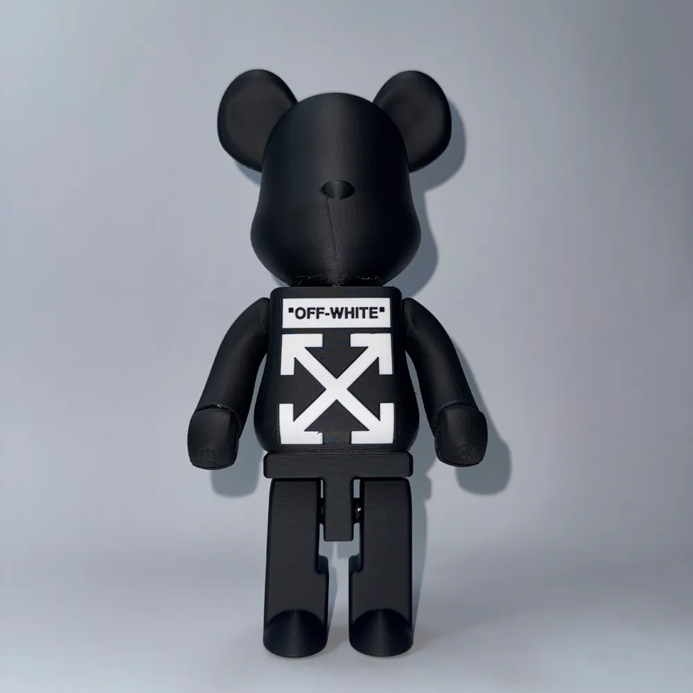 Bearbrick Off White 25 cm - Free 3D Print Model - MakerWorld