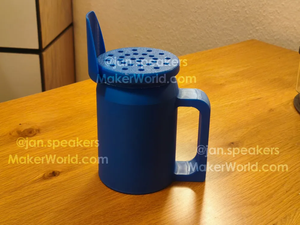 Winter Ice Salt Spreader – 1kg with Scoop - Free 3D Print Model ...