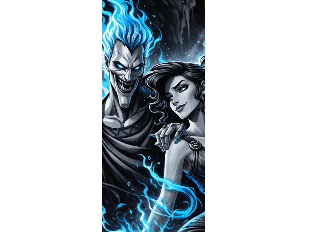Hades & Megara Bookmark Hueforge - Free 3D Print Model - MakerWorld