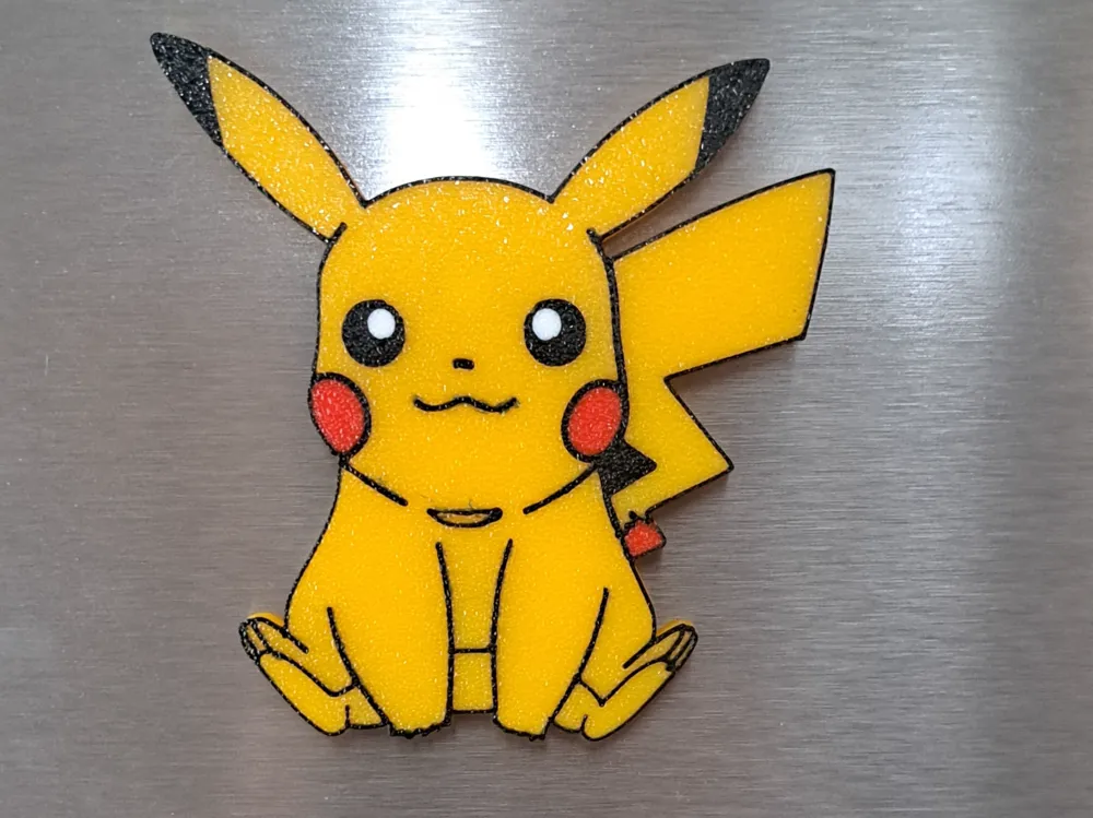 Pikachu Magnet by EngineerDad66 - MakerWorld