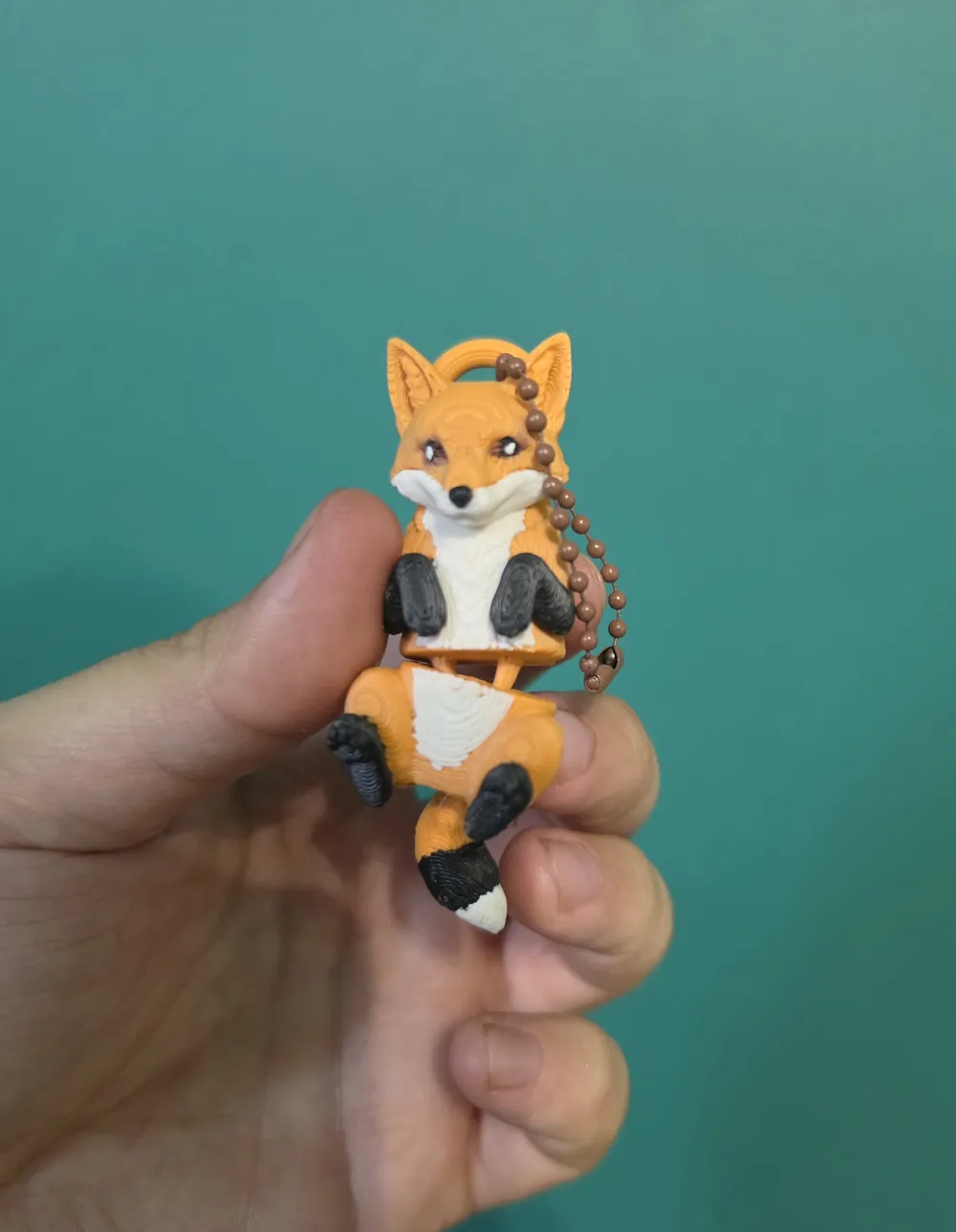 Fox & Arctic Fox - Articulated Animal Keychain - Free 3D Print Model ...
