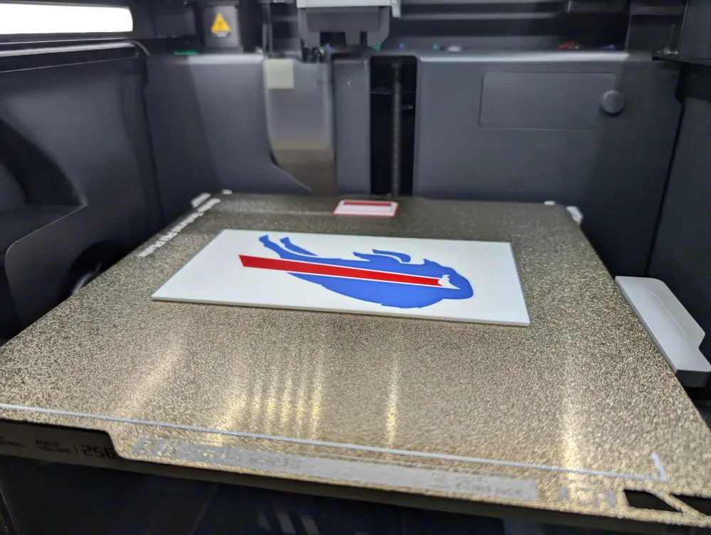 Bills Flag / Plate by Sage Prints and Design MakerWorld: Download Free ...
