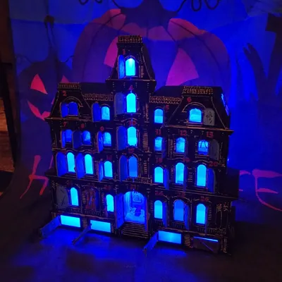 Halloween Haunted House Advent Calendar by DTM247 MakerWorld: Download ...