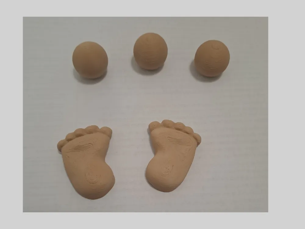 Gnome feet and nose for craft by Clare3D MakerWorld: Download Free 3D ...
