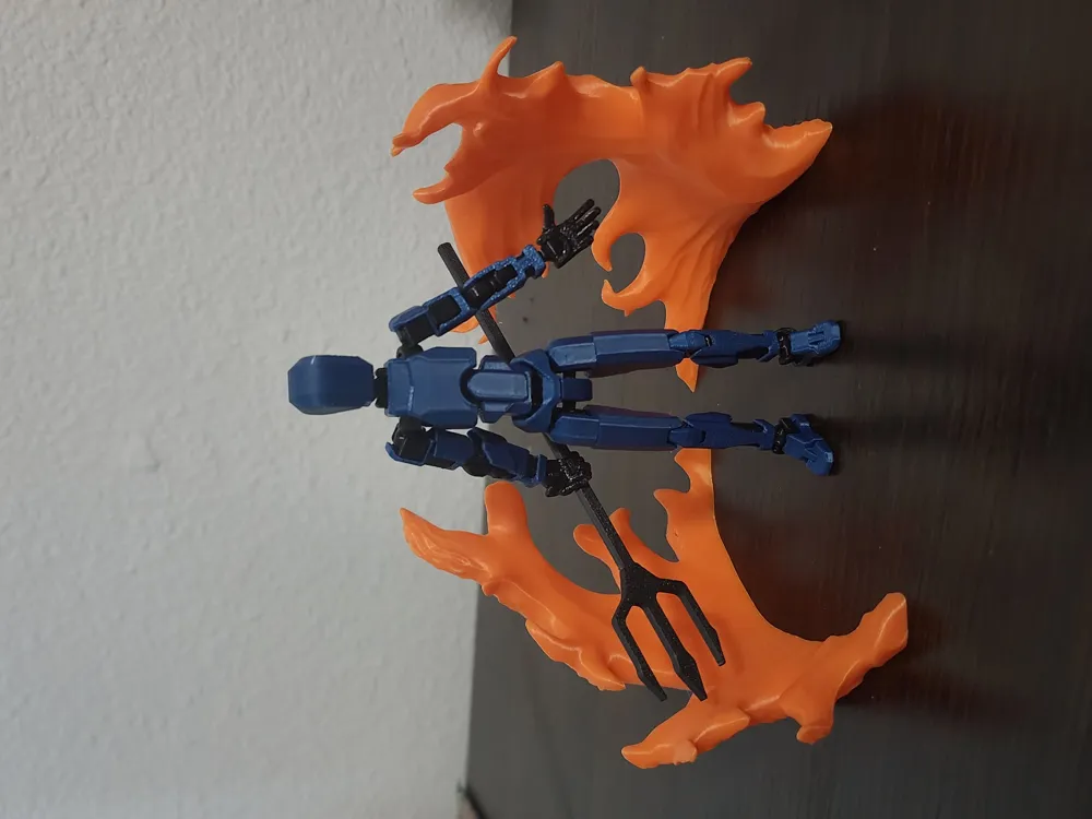 Action Figure Flame Effects - Free 3D Print Model - MakerWorld