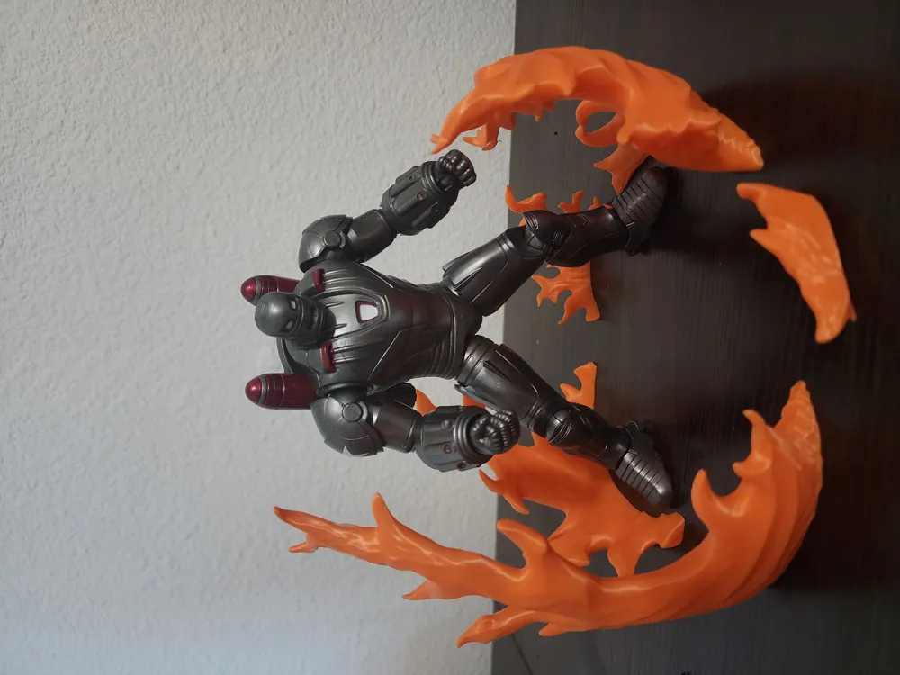 Action Figure Flame Effects - Free 3D Print Model - MakerWorld