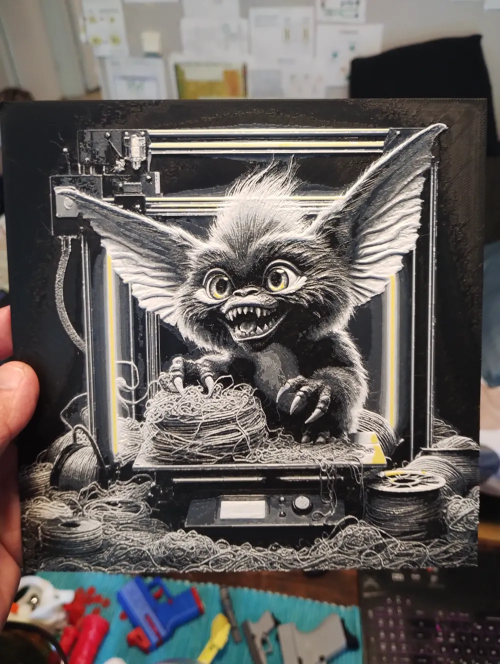 Gremlin destroying print by PG3D - MakerWorld