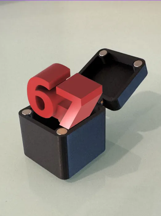 67 box mystery box - Free 3D Print Model - MakerWorld