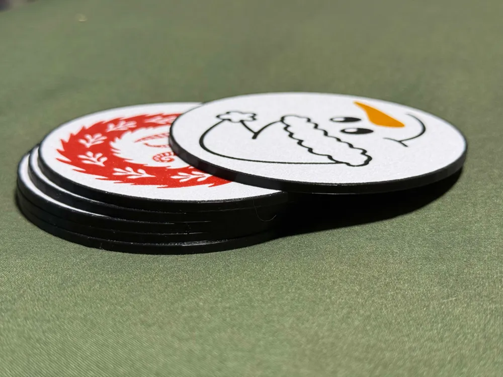 Christmas Meter Coaster by Travy - MakerWorld