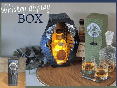 Whiskey Display Box by The Patient Maker MakerWorld: Download Free 3D ...