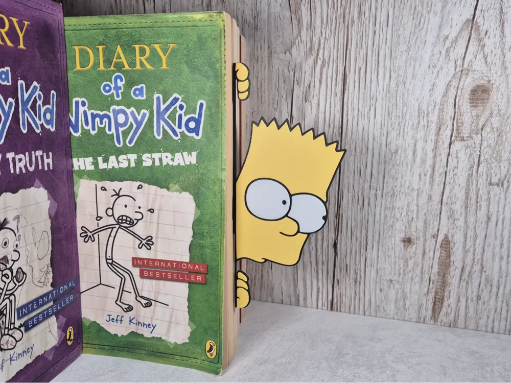 Bart Simpson Bookmark / Paperclip by mattgrfn - MakerWorld