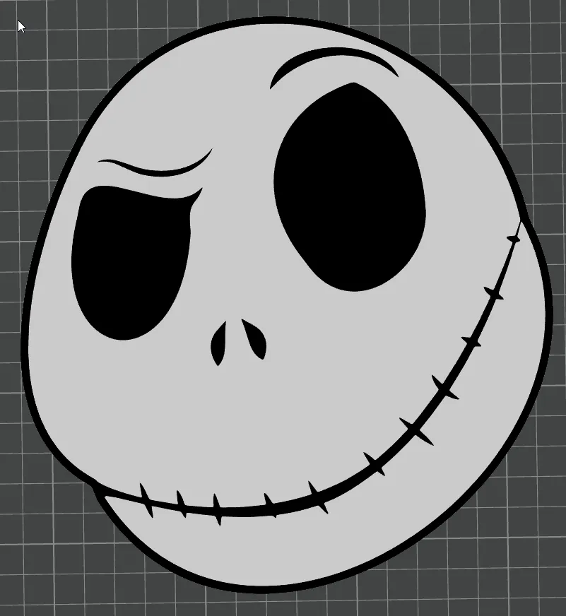 Jack Skellington face #5 - AMS READY by Ben_PrintModz - MakerWorld