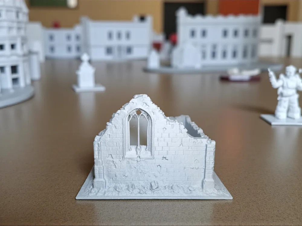 Gothic Ruin wargame scenery – Chapel Module by Tresor3D MakerWorld: Download Free 3D Models