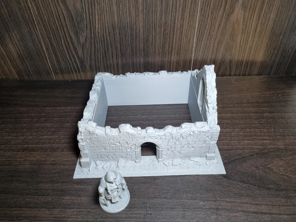 Gothic Ruin wargame scenery – Chapel Module by Tresor3D MakerWorld: Download Free 3D Models