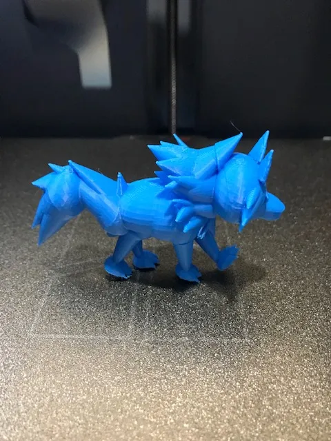 Lycanrock Dusk Form Figurine by Maker_K_0012 MakerWorld: Download Free 3D Models