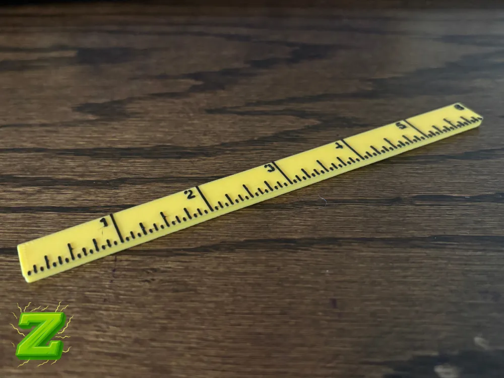 6in Ruler - Free 3D Print Model - MakerWorld