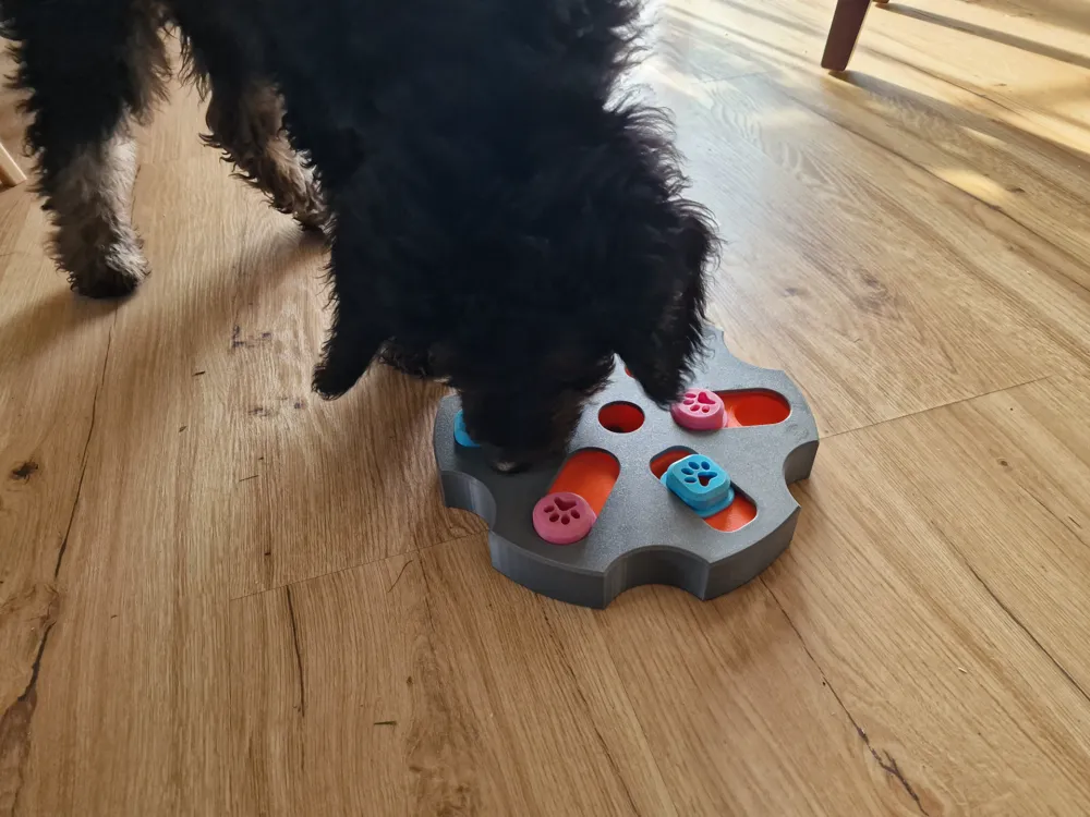 Dog Intelligence Toy Level 2 - Free 3D Print Model - MakerWorld