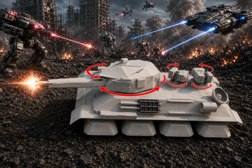 Titan Siege Tank - Free 3D Print Model - MakerWorld