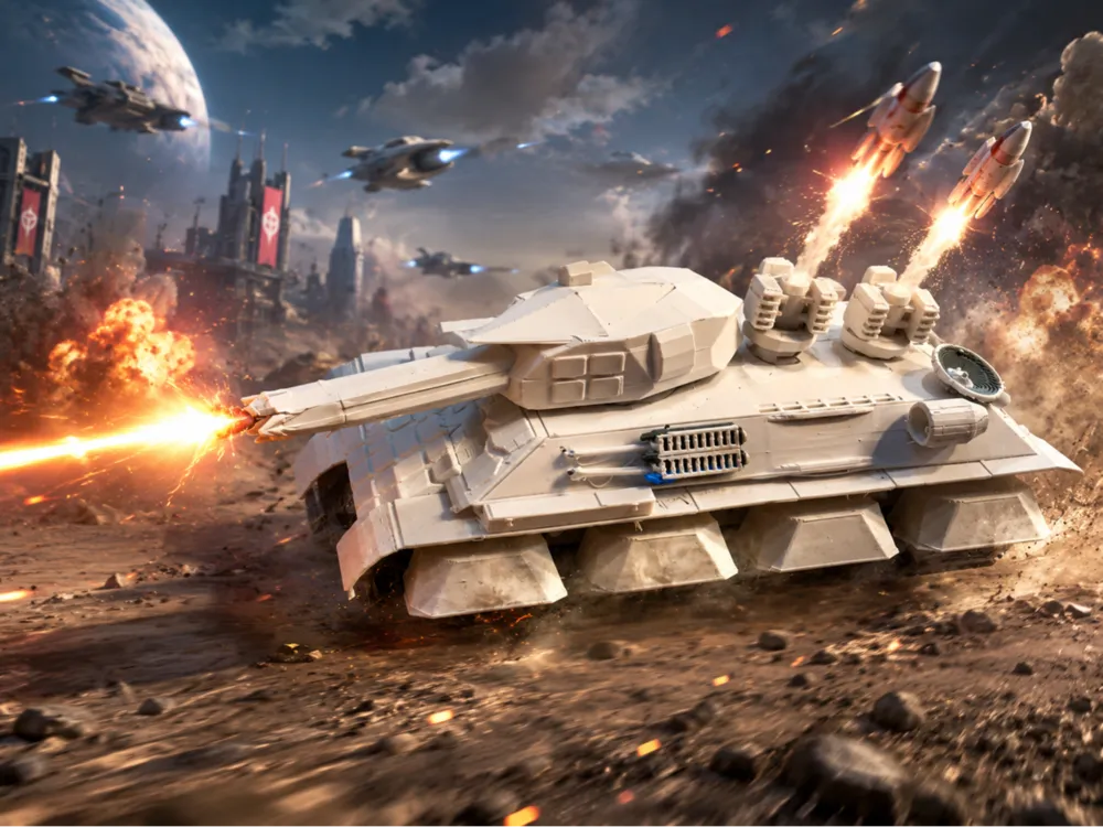 Titan Siege Tank - Free 3D Print Model - MakerWorld