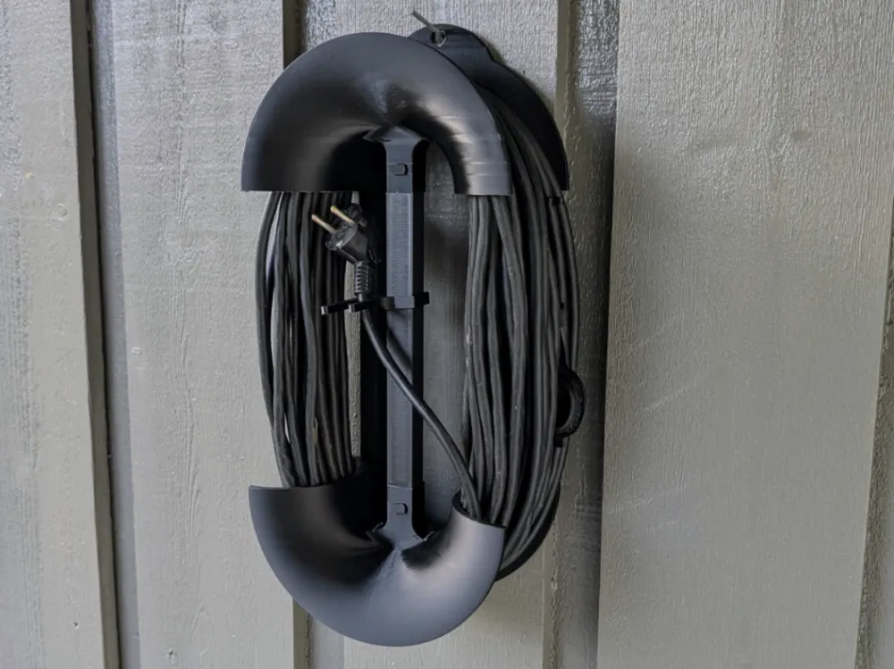 Extension cord / cable / winder and organizer - Free 3D Print Model ...
