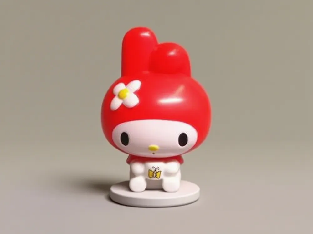 Red Hood My Melody - Cute Chibi Sanrio Figurine, Girls' Coloring Toy ...