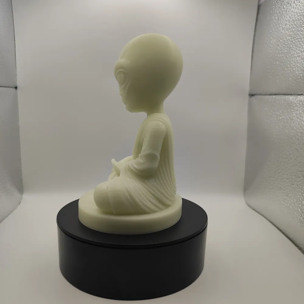 Meditation Grey Alien - Free 3D Print Model - MakerWorld