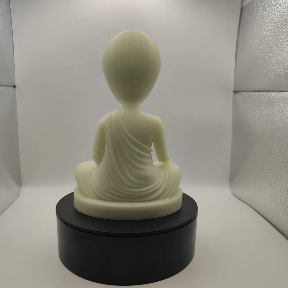 Meditation Grey Alien - Free 3D Print Model - MakerWorld